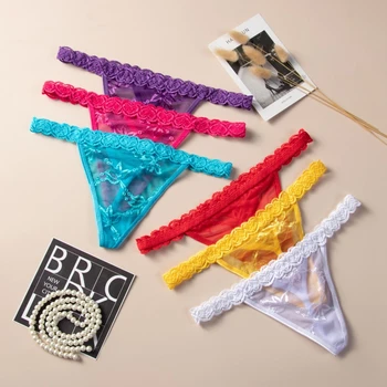 2022 Women's Panties Thongs Panties Lace Women Wearing G String ...