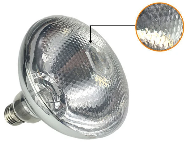 Red Brooder Infrared LED Heat Lamp Bulb for Pigs & Chicks