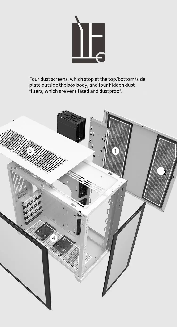 Lian Li Bauhaus O11 Co-branded Chassis Desktop Computer Pga Tour Double ...