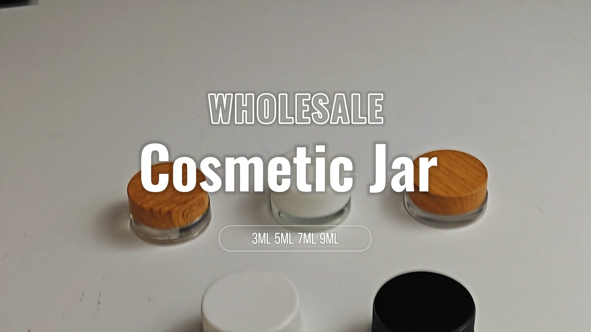 Small Round 1 Gram Concentrate Container 3ml 5ml 9ml 7ml Clear Round ...