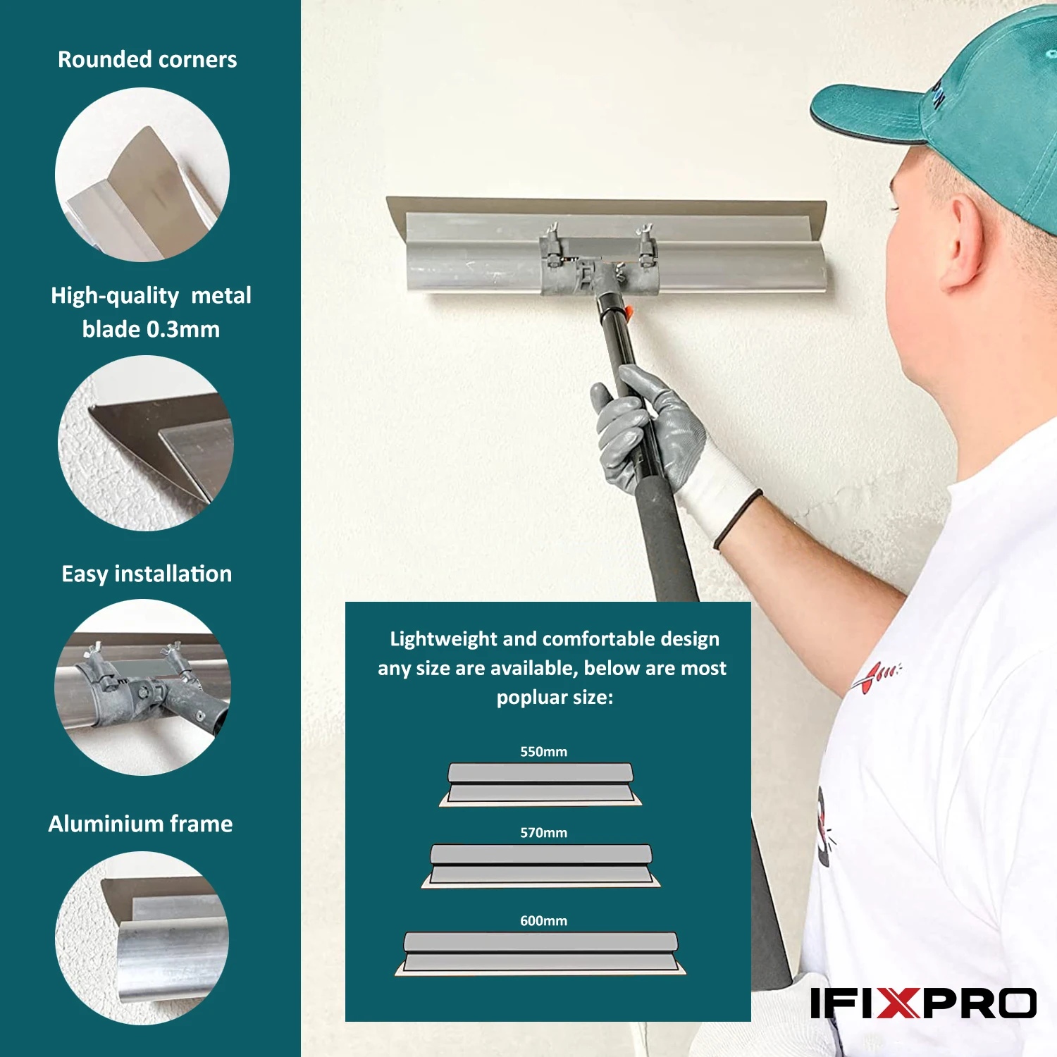 Drywall Skimming Blade Set - Precision Tools for Finishing