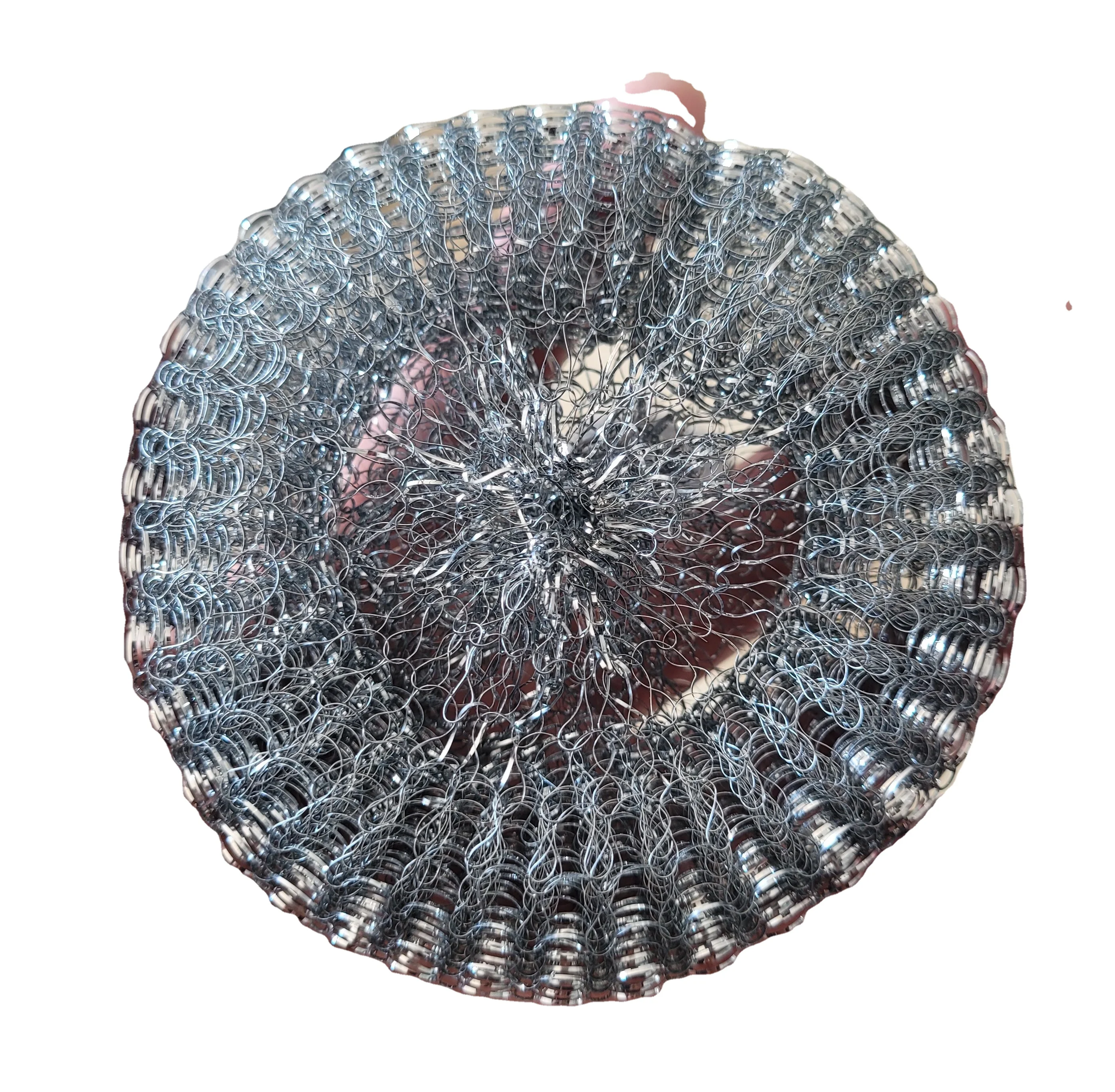 Factory Price galvanized wire mesh scrubber heavy dury mesh scrubber ...