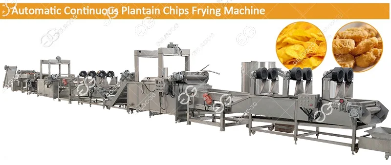Industrial Automatic Production Line for Banana Chips
