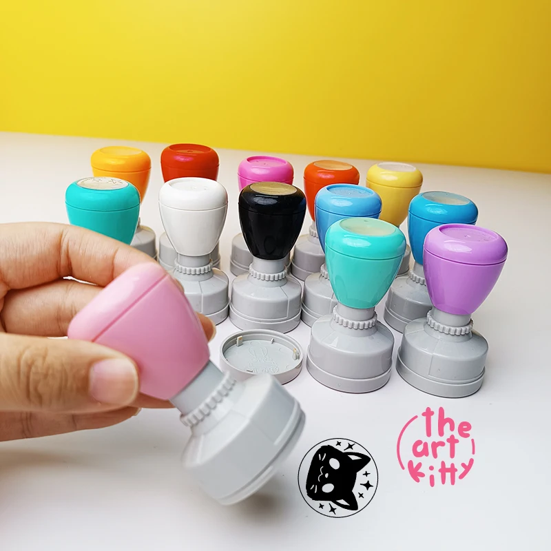 Kojoy Photosensitive 30mm HA Blank Teacher Custom logo Kid Stamp ...