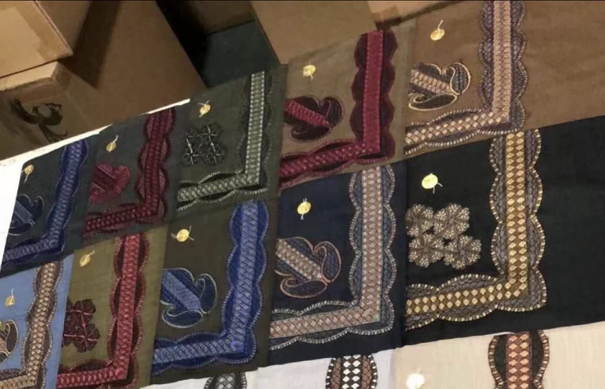 Traditional Embroidered Cotton Shemagh Scarf for Men - 50"x50" Arab ...