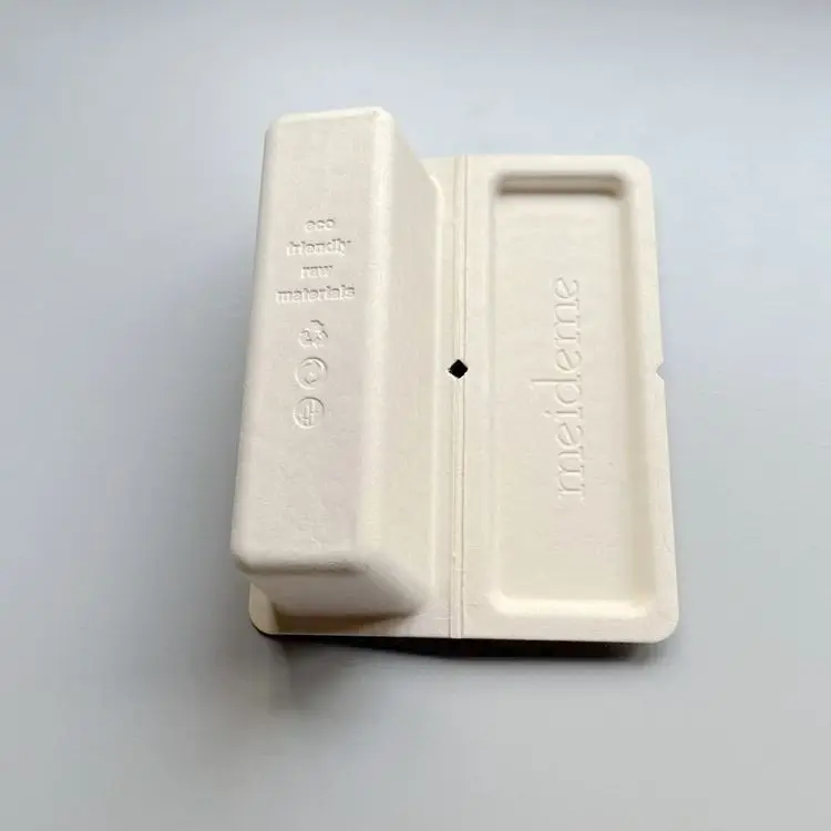 Molded Paper Pulp Packaging Box - Eco-Friendly Cosmetic Packaging