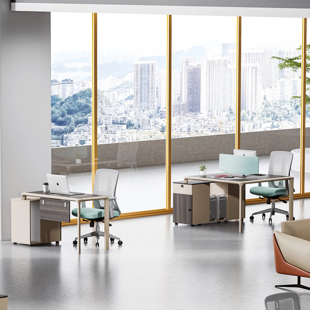 Modern Workspace Staff Office Workstation Partition Desk Cubicle ...