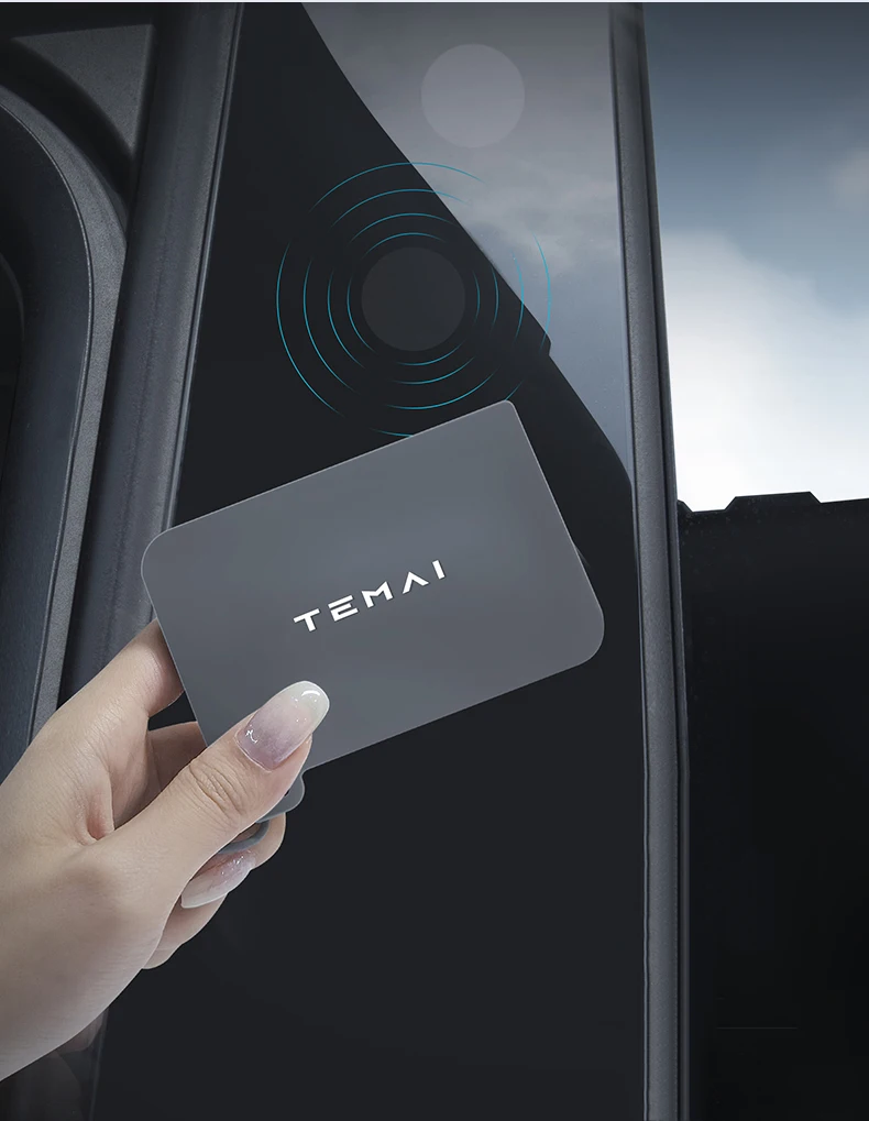 Car Accessories Key Card Holder For Model 3 Model Y Silicone Key Card ...