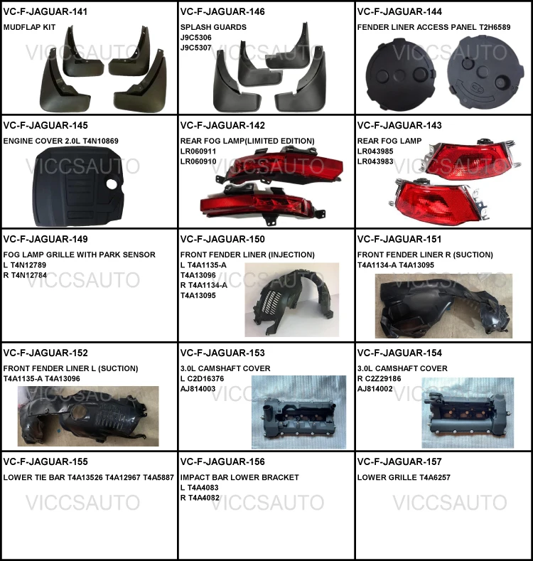 OEM T4A1135-A T4A13096 T4A1134-A T4A13095 for JAGUAR F-PACE AUTO CAR ...