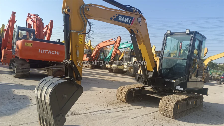 Brand New China Sany Excavator Sany Sy55c Crawler Excavator,5 Ton New ...