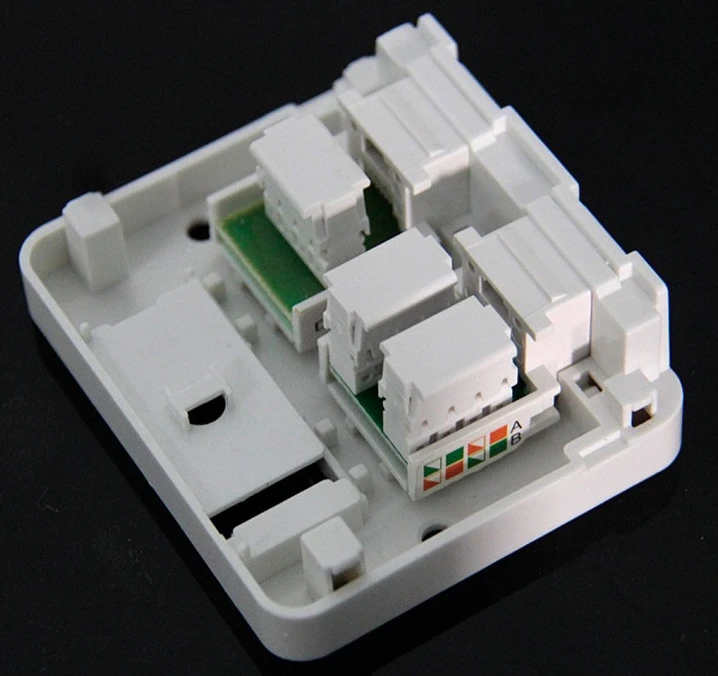 Ftp Rj45 Cat6 Shielded Single Port Network Junction Box Surface Mount ...