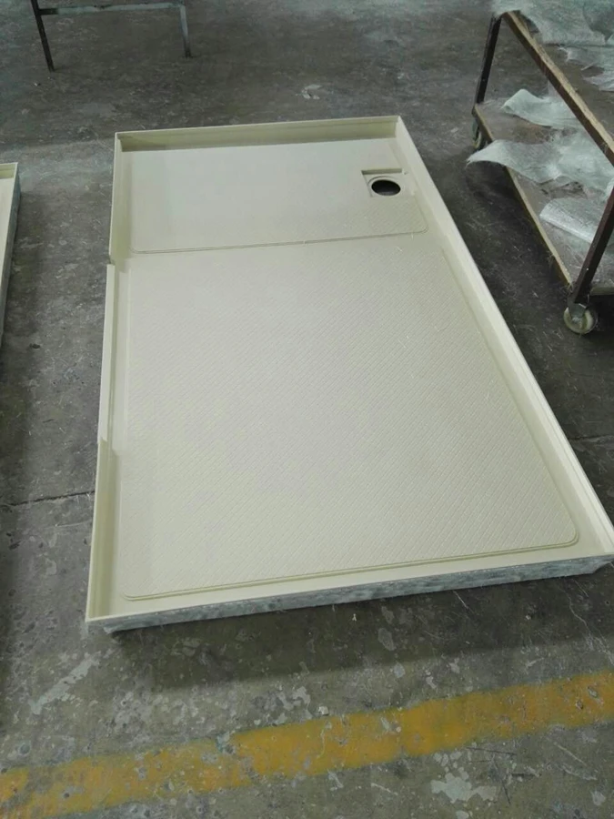 Customized Installation and Easy Bathroom SMC FRP Shower Base ...