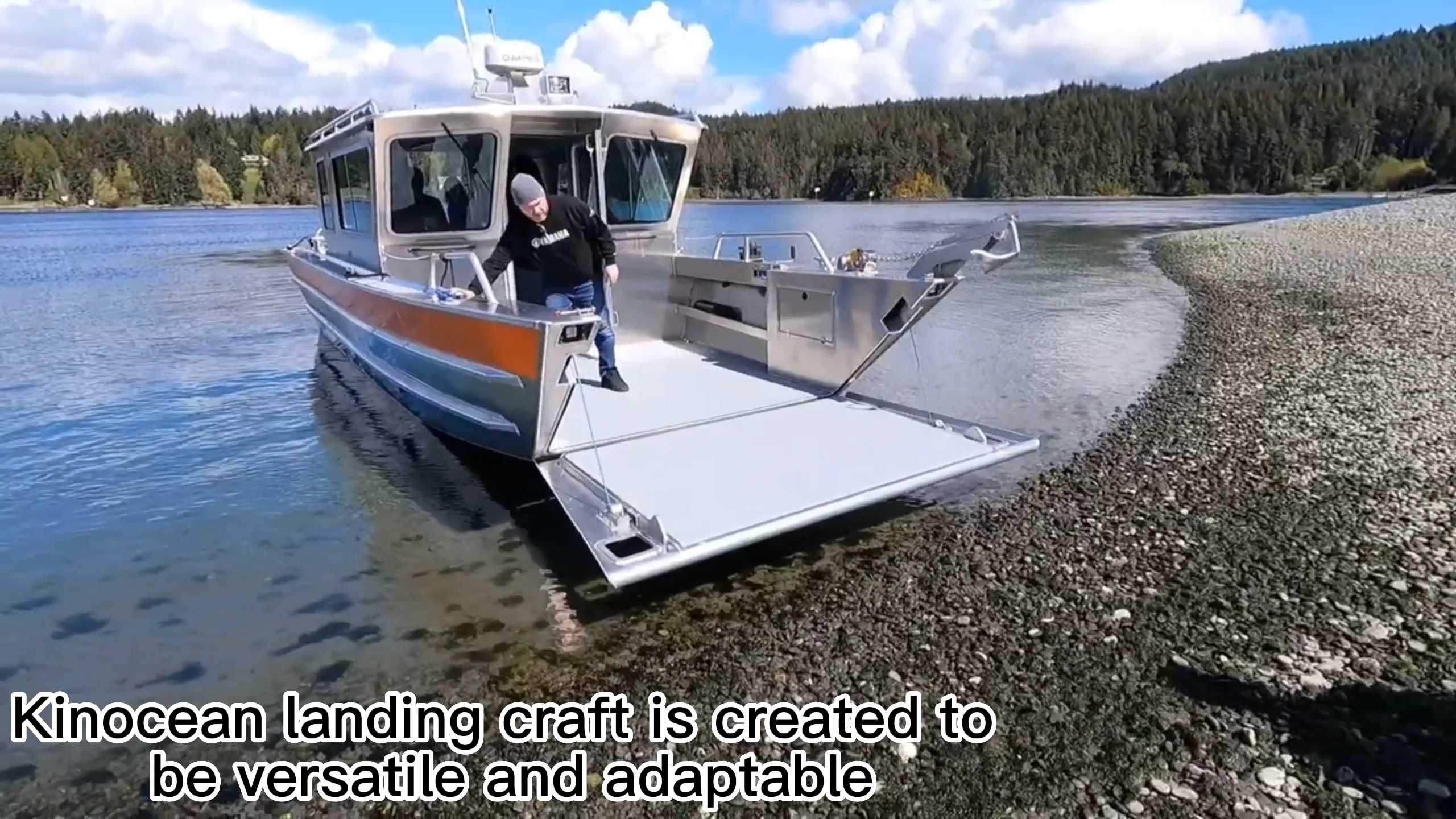 2022 Good Price 30ft 23 Person Landing Craft Aluminum Boats With ...