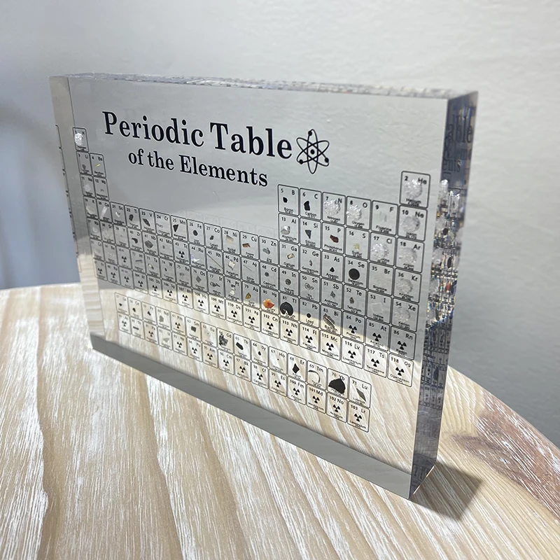 Custom Transparent Acrylic Chemical Periodic Table Ornaments
