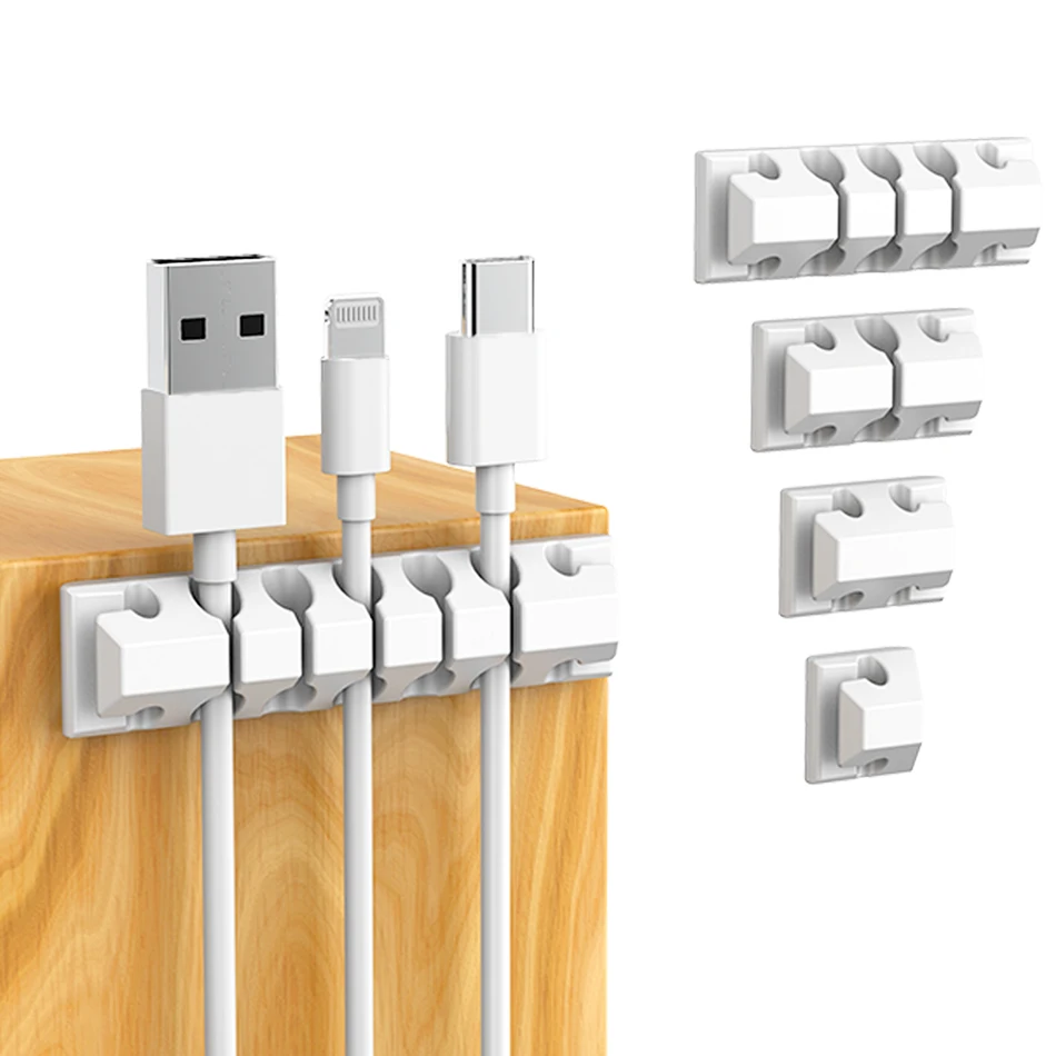 Cord Organizer New Cable Management Usb Cable Clip,Silicone Cable ...