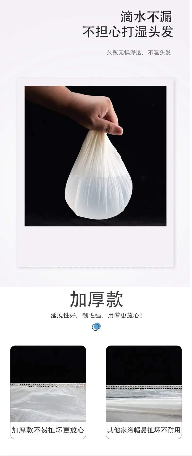 Eco-friendly Disposable Shower Cap - 100% Biodegradable