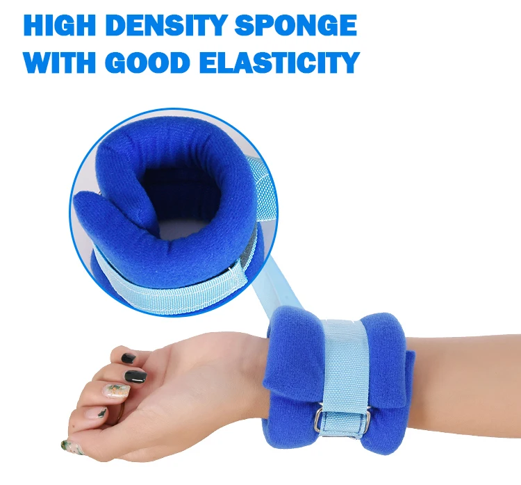 Bed Patient Limb Holder Compressed Band Wrist Restraint Straps For ...