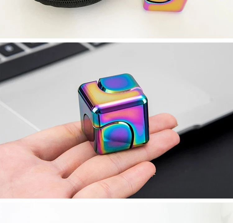 Metal Infinity Cube Fidget Toy - Anti-Anxiety Focusing