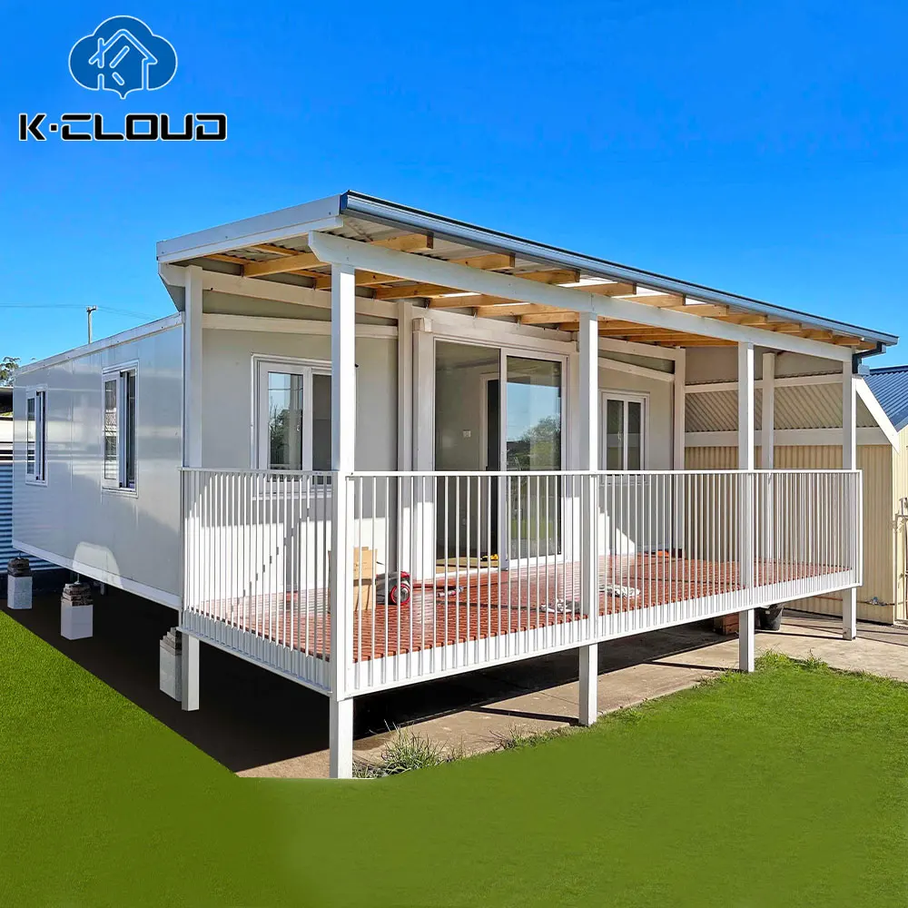 Light Steel 20ft 40ft Prefabricated Mobile Home 2 3 4 5 Bedroom ...
