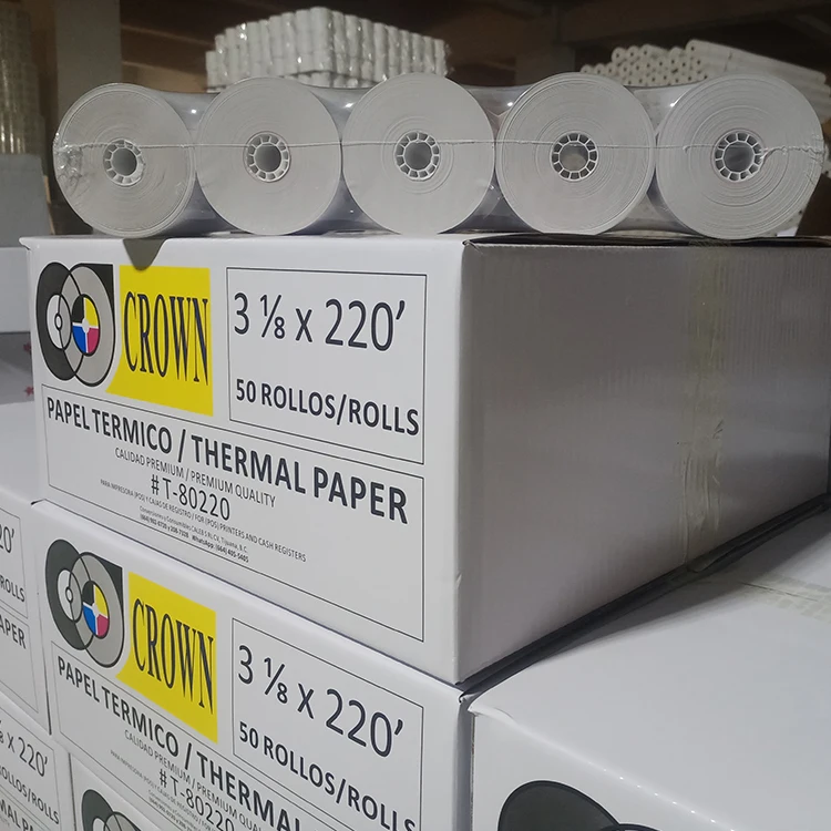 Printing Wrapping 80 X 80 Mm Pos Paper Offset Core 80gsm Thermal Paper ...