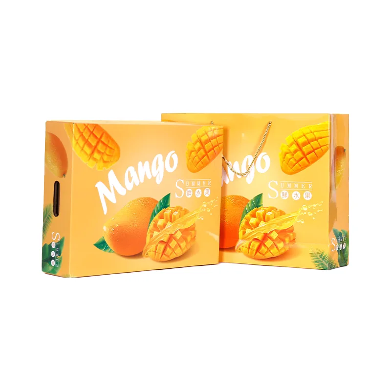 Mangoes Dragon Fresh Fruit Packaging Corrugated Paper Boxes Packaging ...