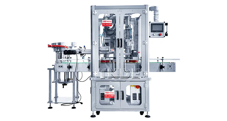 Tnde 2024 Automatic Positioning Servo Capping Machine For Body Lotion ...