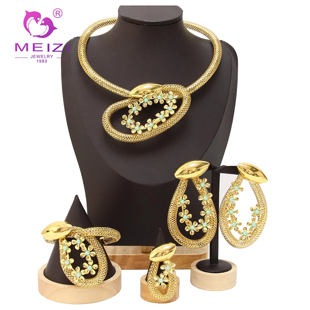MEIZI Jewelry - Elevate Your Style with 24k Gold Plated Sets