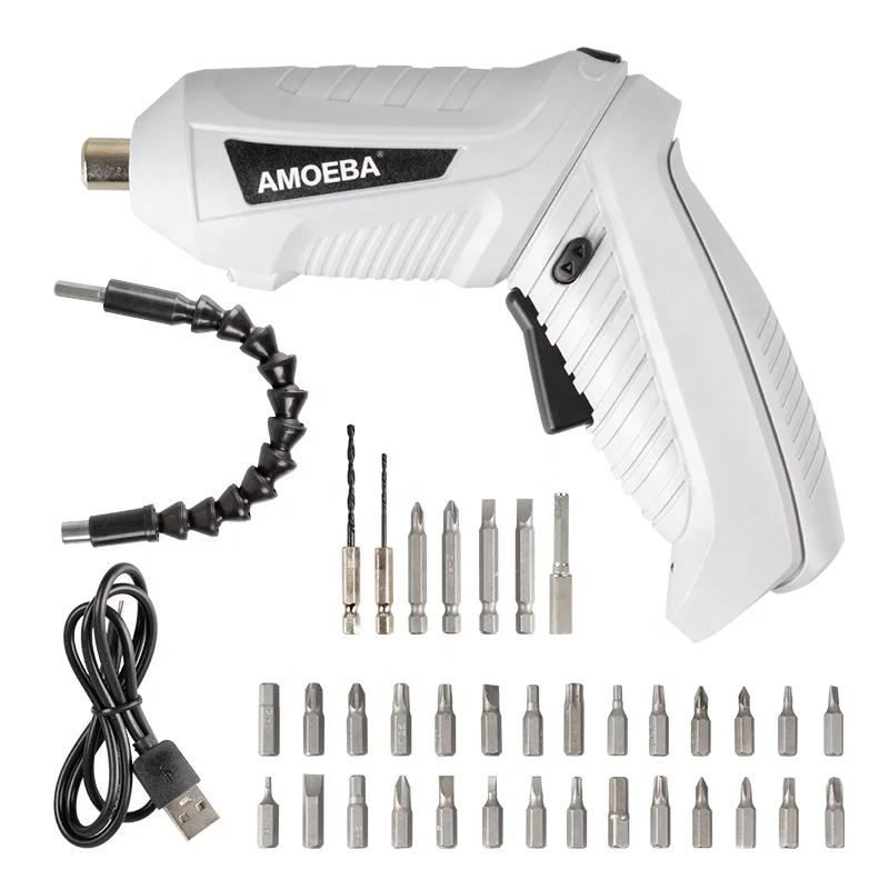 Corded Variable Speed Battery Powered Screwdriver Electric Screwdriver ...