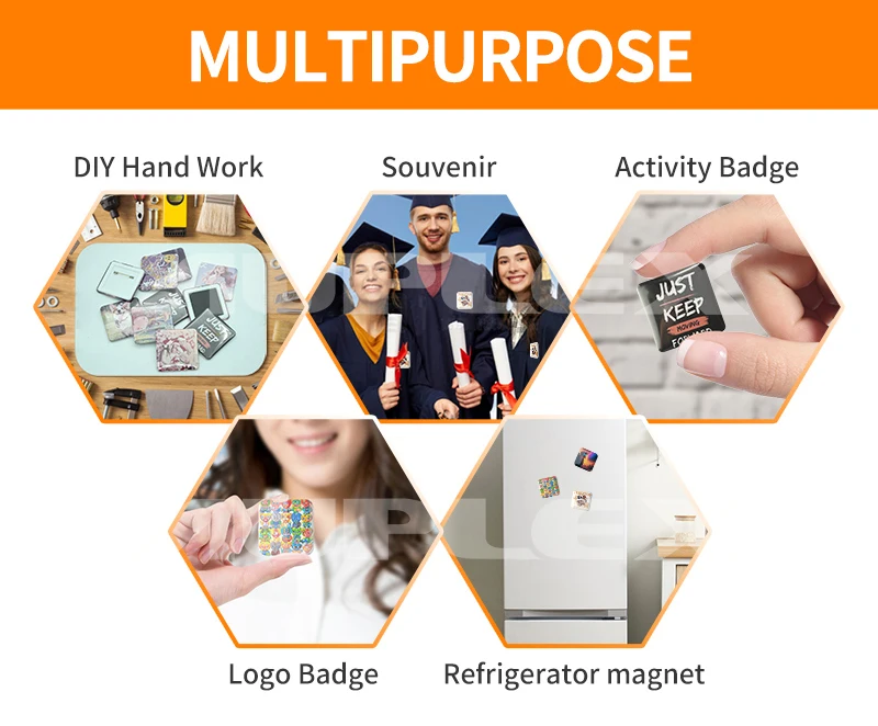 Fridge Magnet Printing Machine - Manual Badge Maker for DIY Crafts in ...