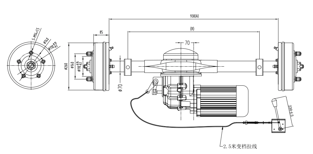 DATAI Golf Cart Tricycle Loader - 1ton to 3ton Capacity