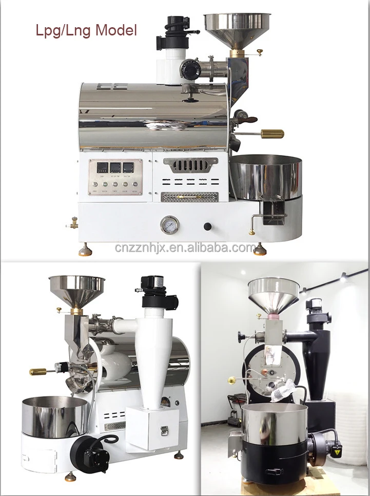 Industrial Automatic Coffee Roaster Machine Drum Coffee Roaster 100 ...