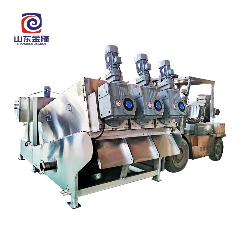 Screw Press Dehydrator Liquid Solid Separator Oil Sludge Dewatering ...