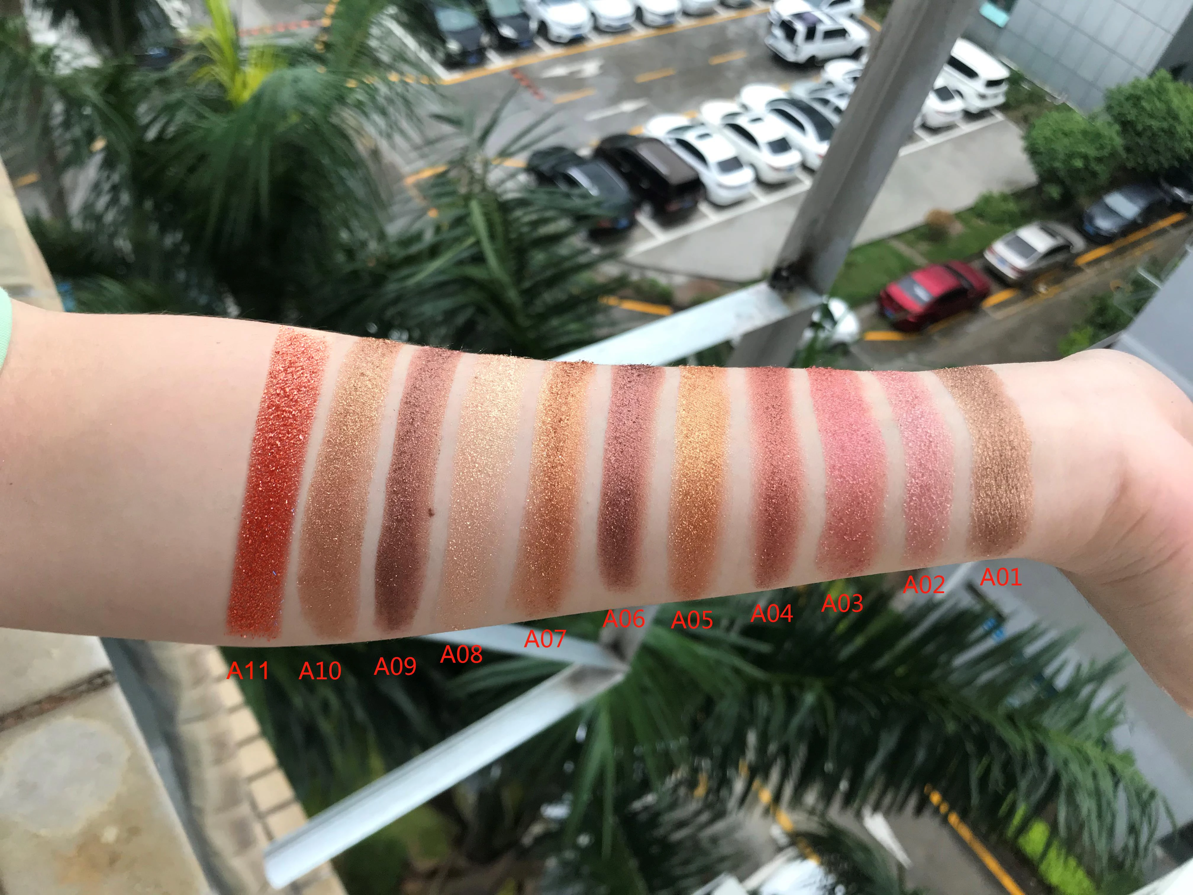 Wholesale Cardboard Eyeshadow Palette Diy 9 Color Makeup Eyeshadow ...