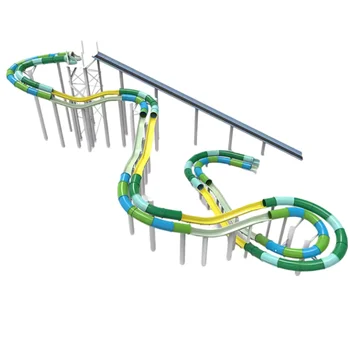 Aquapark Design Water Slide Outdoor Waterpark Products Double ...