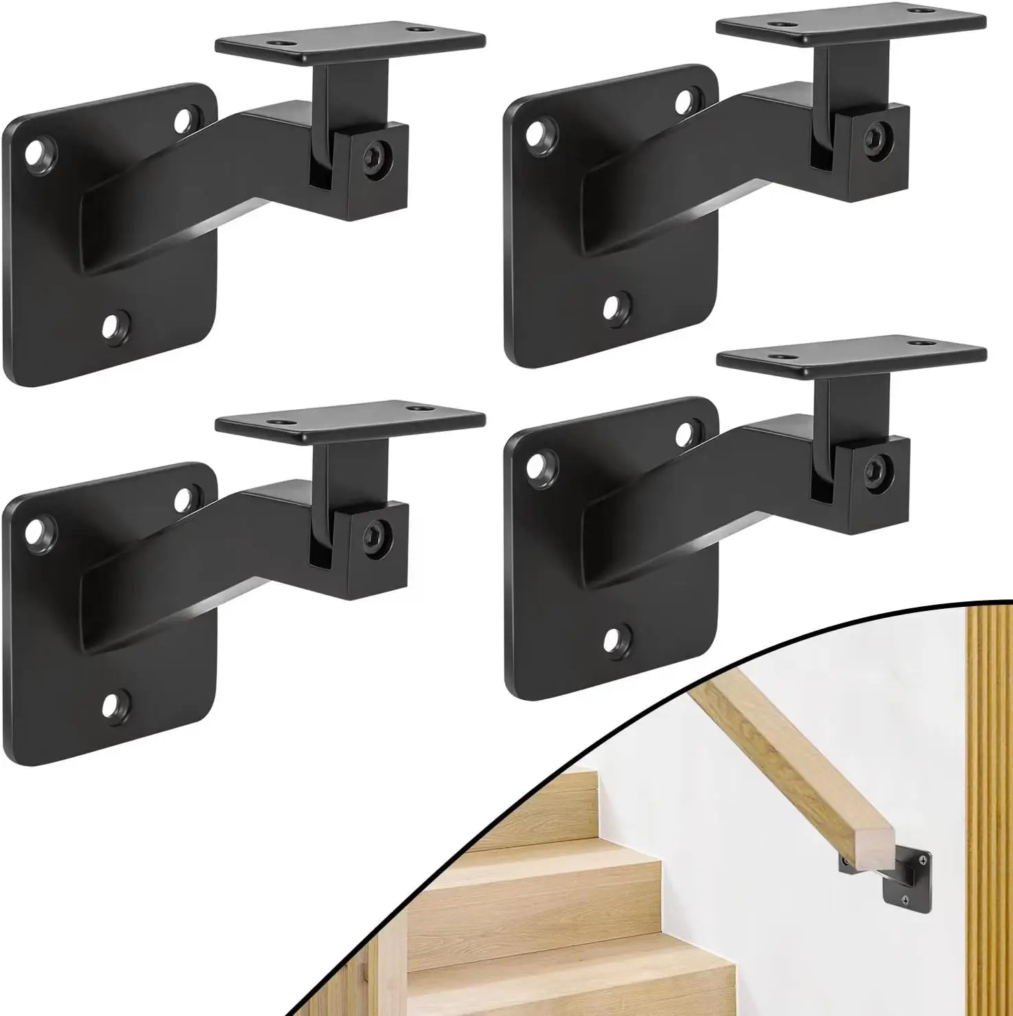 L Shape Modern Design Stair Handrail Brackets for Easy Installation ...