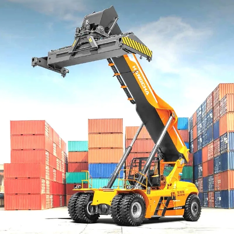 HANGCHA BRAND NEW XH SERIES HIGH-VOLTAGE LITHIUM BATTERY REACHSTACKER ...