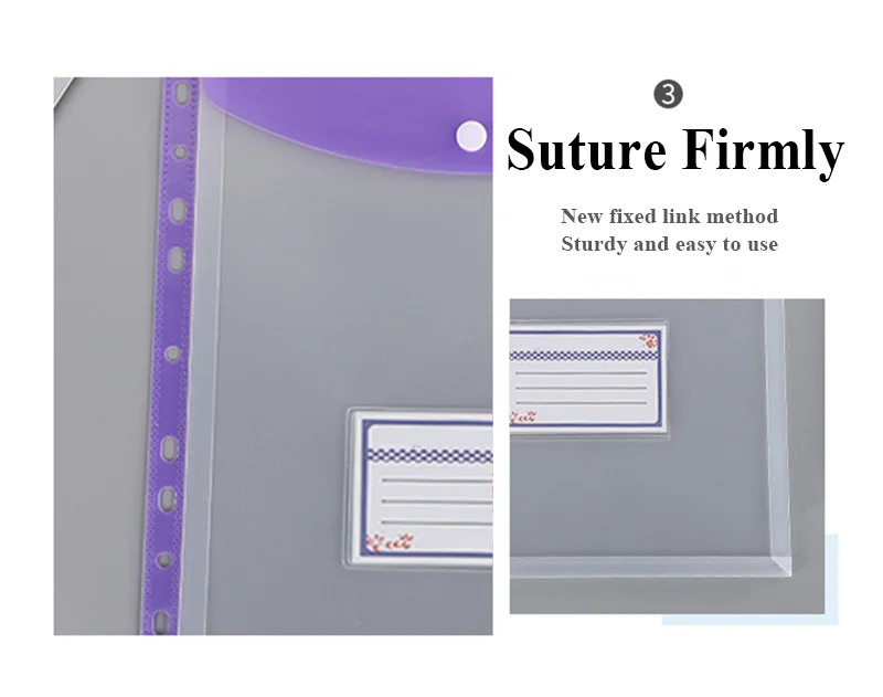 A4 Folder Storage Clip - Durable & Waterproof Document Bag