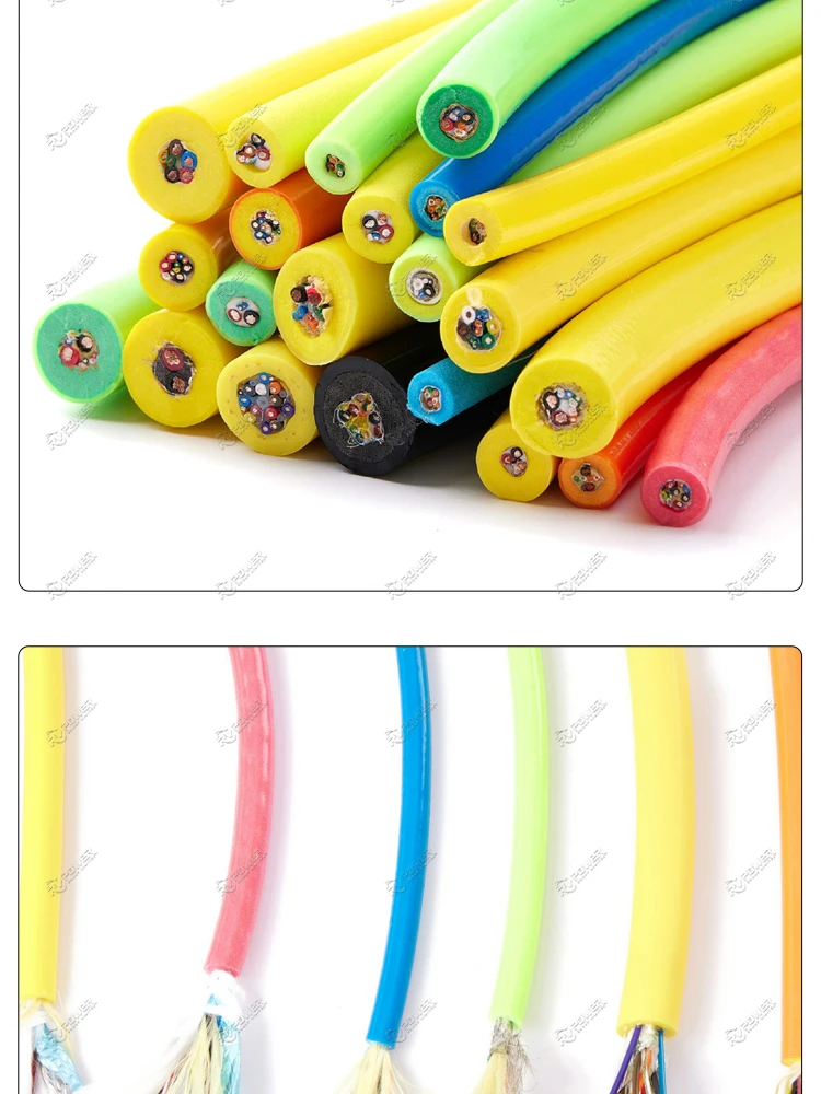 2 Core Waterproof Underwater Power ROV Tether Cable