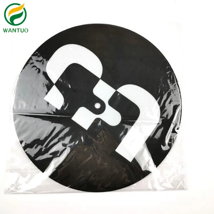 Wholesale Custom Printed Round Turntable Felt Slipmat For Vinyl Record ...