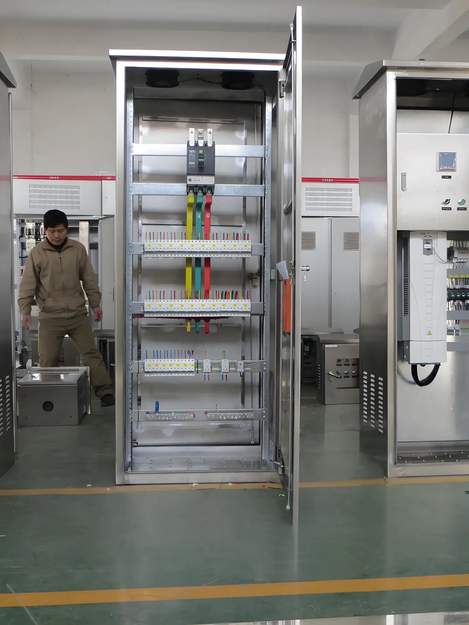 200kVar Power Factor Correction Cabinet Power Capacitor Bank LV ...