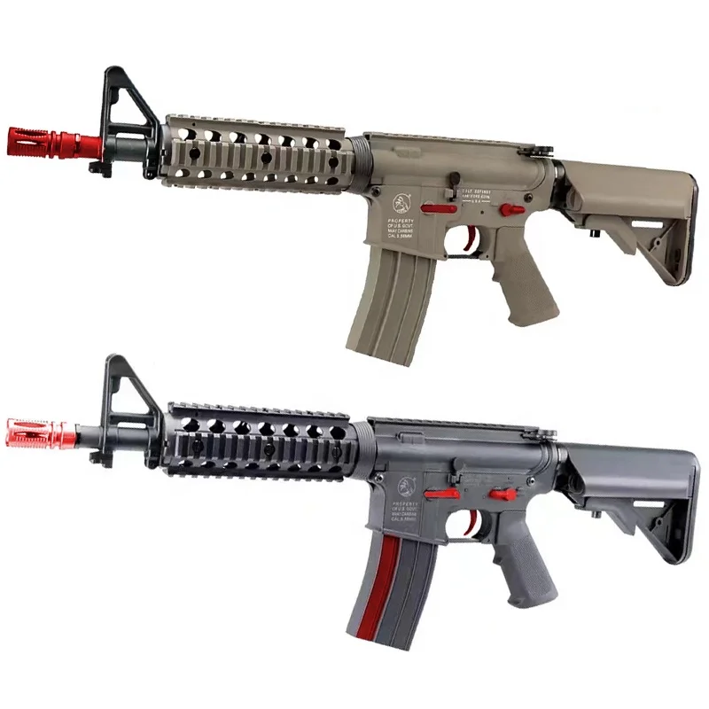 Nylon M4 Cqb Assault Rifle Metal Gear Electric Splatter Gel Ball ...