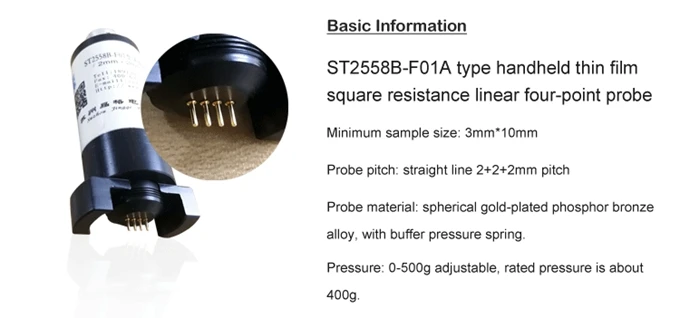 China Made Portable 4 Point Probe Tester - JG Sheet Resistivity Meter ...