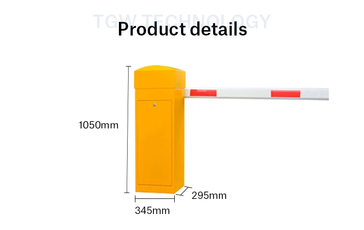 Smart Parking Barrier Gate System - Automatic Road Boom Barriers