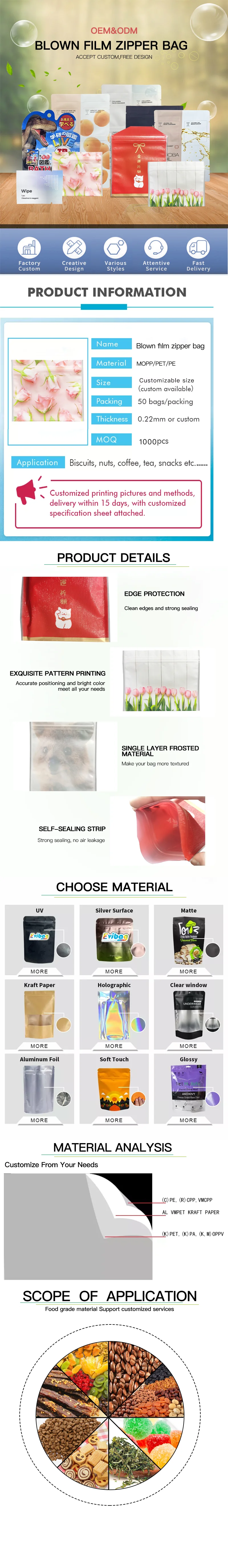 Sachet Three 3 Side Seal Bags - Customized Mylar Packaging