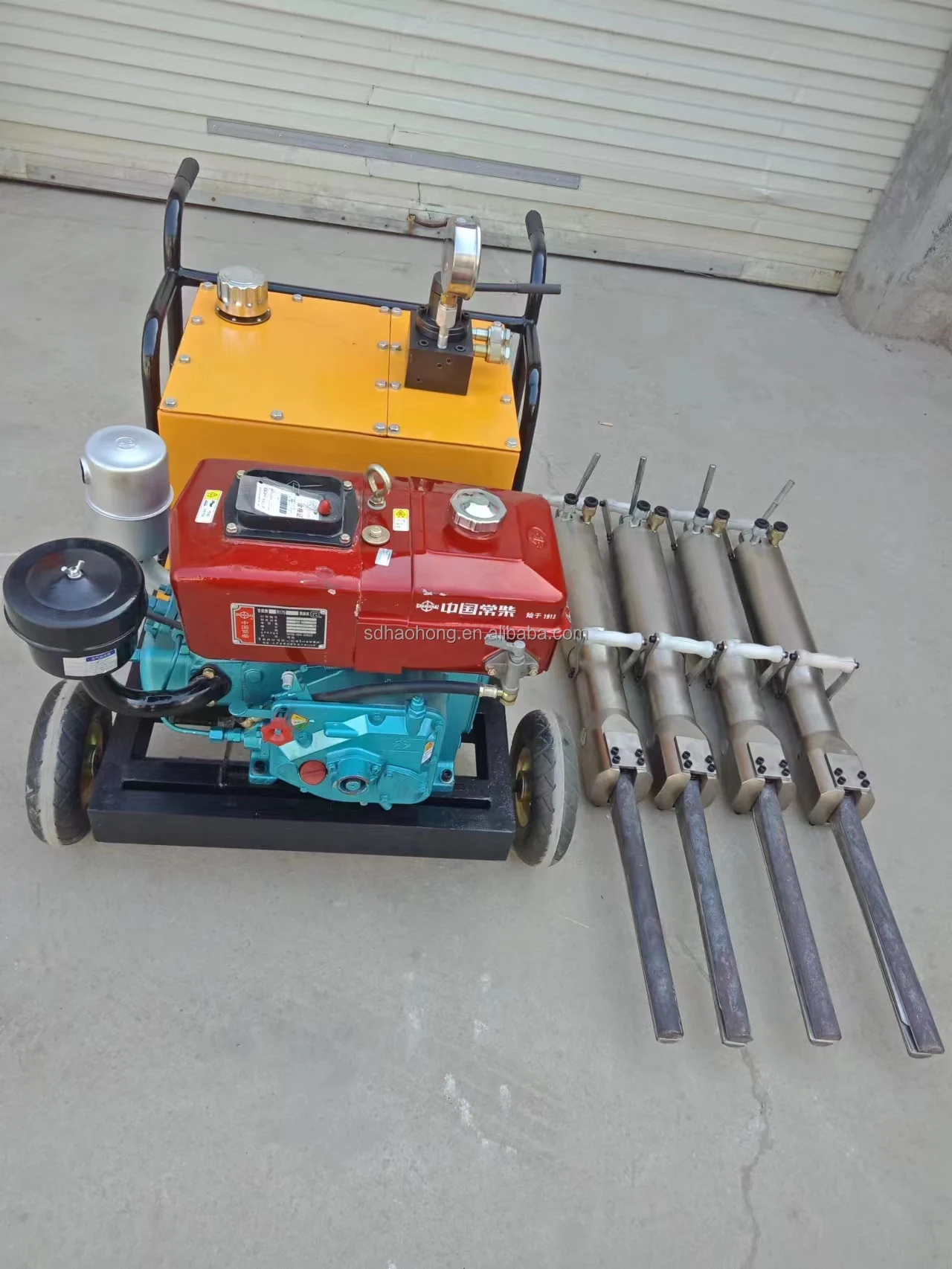 Factory Price Hydraulic Rock Splitting Splitter Stone Splitting Machine ...