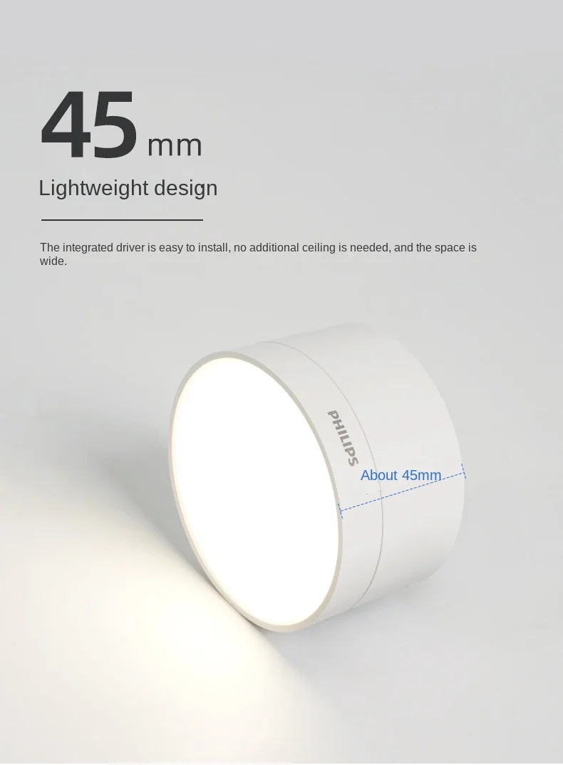 Philips LED Surface Mounted Downlight Corridor Porch Hole Lamp ...