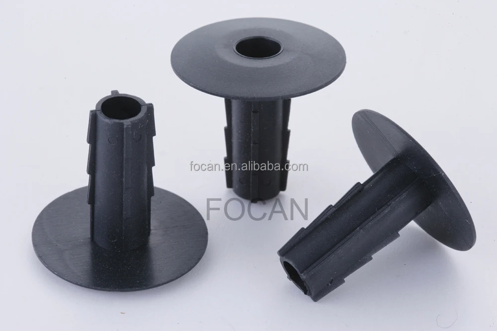 White Single Cable Bushes Feed Through Wall Cover Coaxial Hole Tidy Cap ...