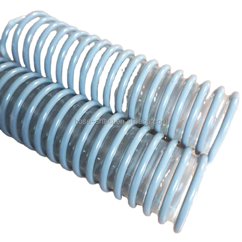 Big Size Pvc Plastic Rib Spiral Suctionl And Discharge Hose Pvc Water ...