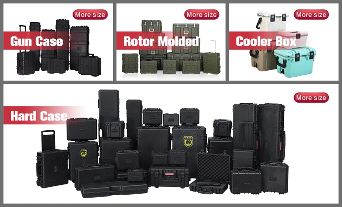 Tsunami Waterproof Hard Display Case - Heavy Duty & Lockable