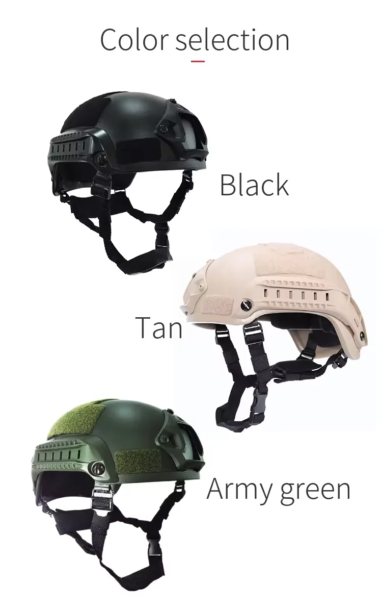 TACTICAL HELMET MICH 2001 HELMET CS Outdoor CS Practice BUMP Helmet ...